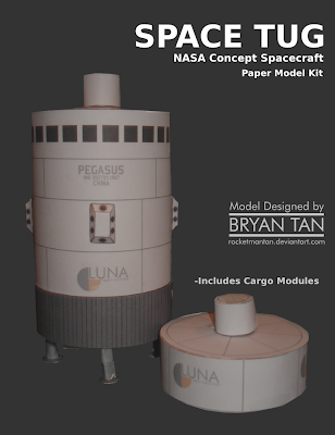 NASA Space Tug Papercraft | Papercraft Paradise | PaperCrafts | Paper ...