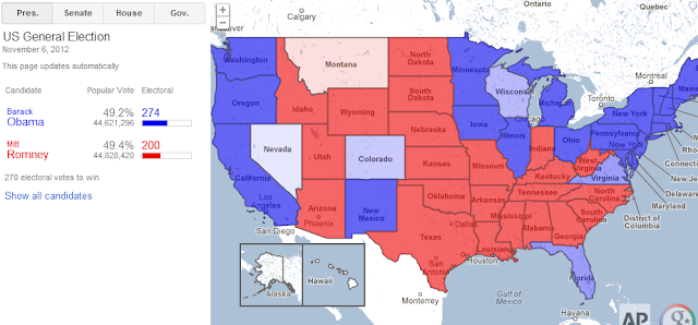 Saberpoint: Obama Wins Re-Election