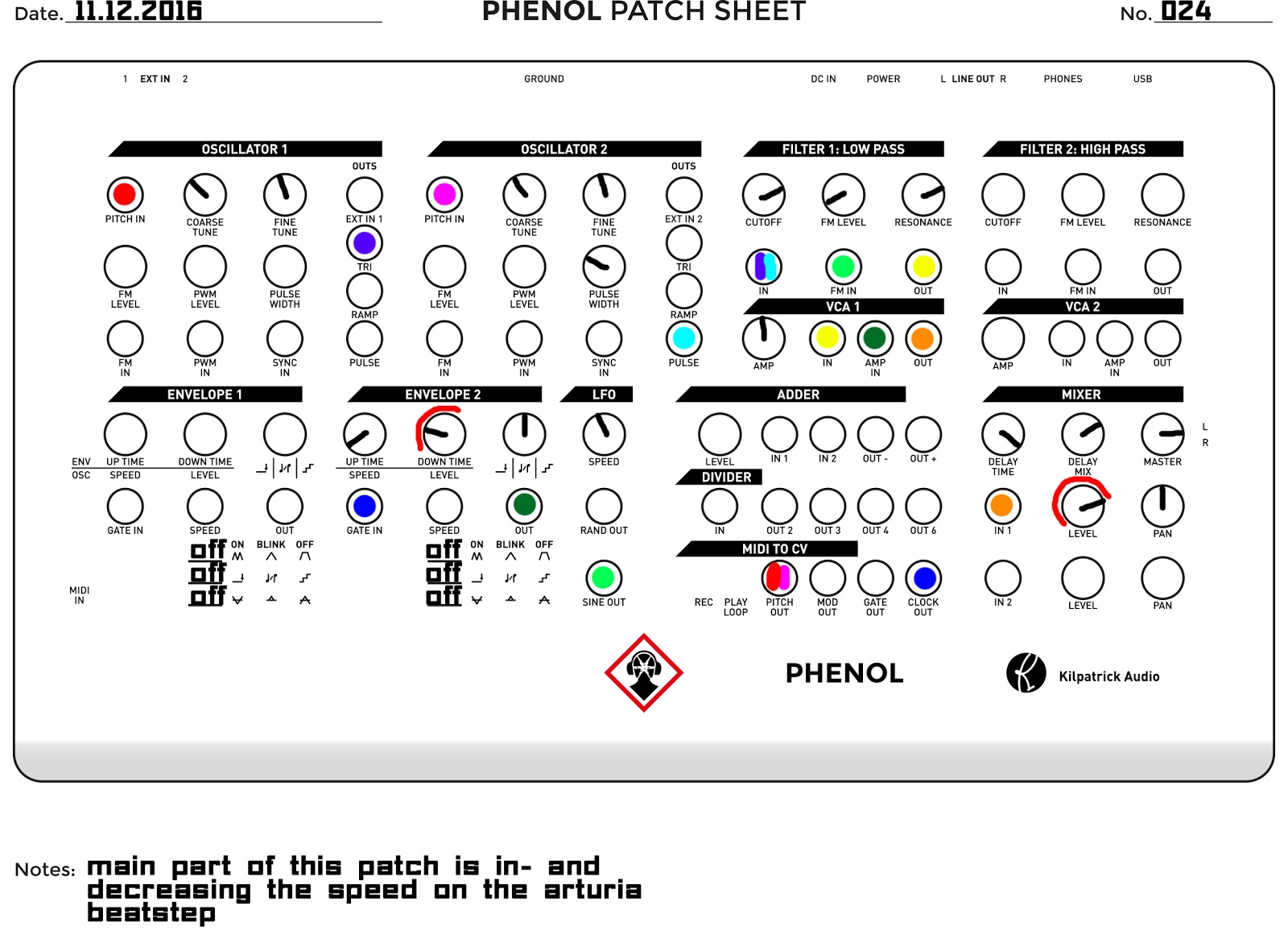 MATRIXSYNTH: Kilpatrick Audio Phenol // Patch 024 - Progression