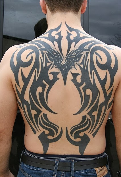 Female Tribal Back Tattoos