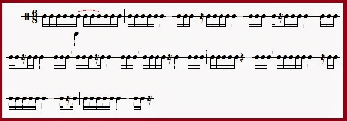 Aprendendo Música.com: 23 - Divisão rítmica do compasso composto
