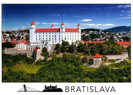 My postcard collection: Bratislava Castle - Slovakia