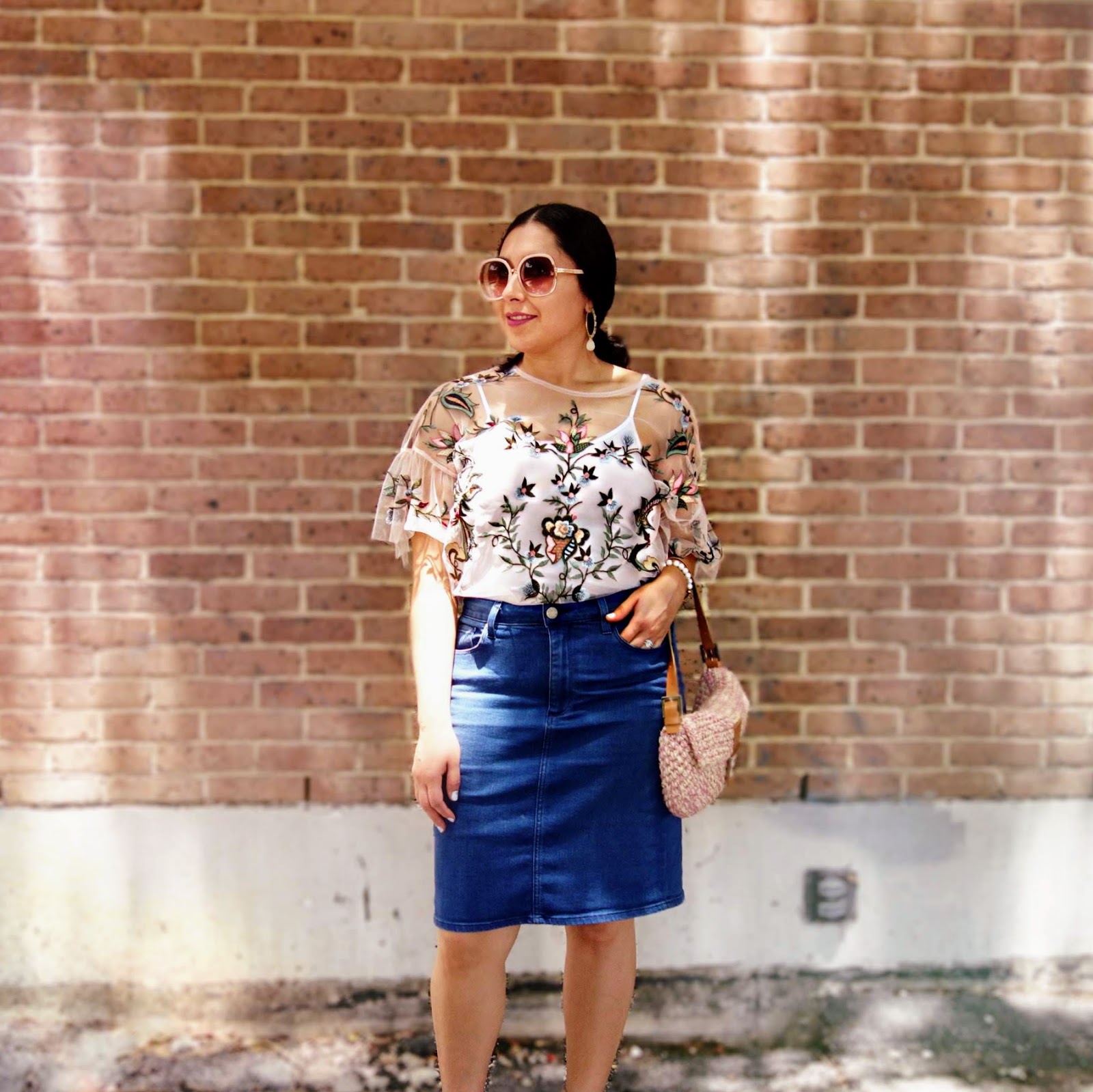 Embroidered Mesh Tops [Steal] - Treast | Irasema Ortiz