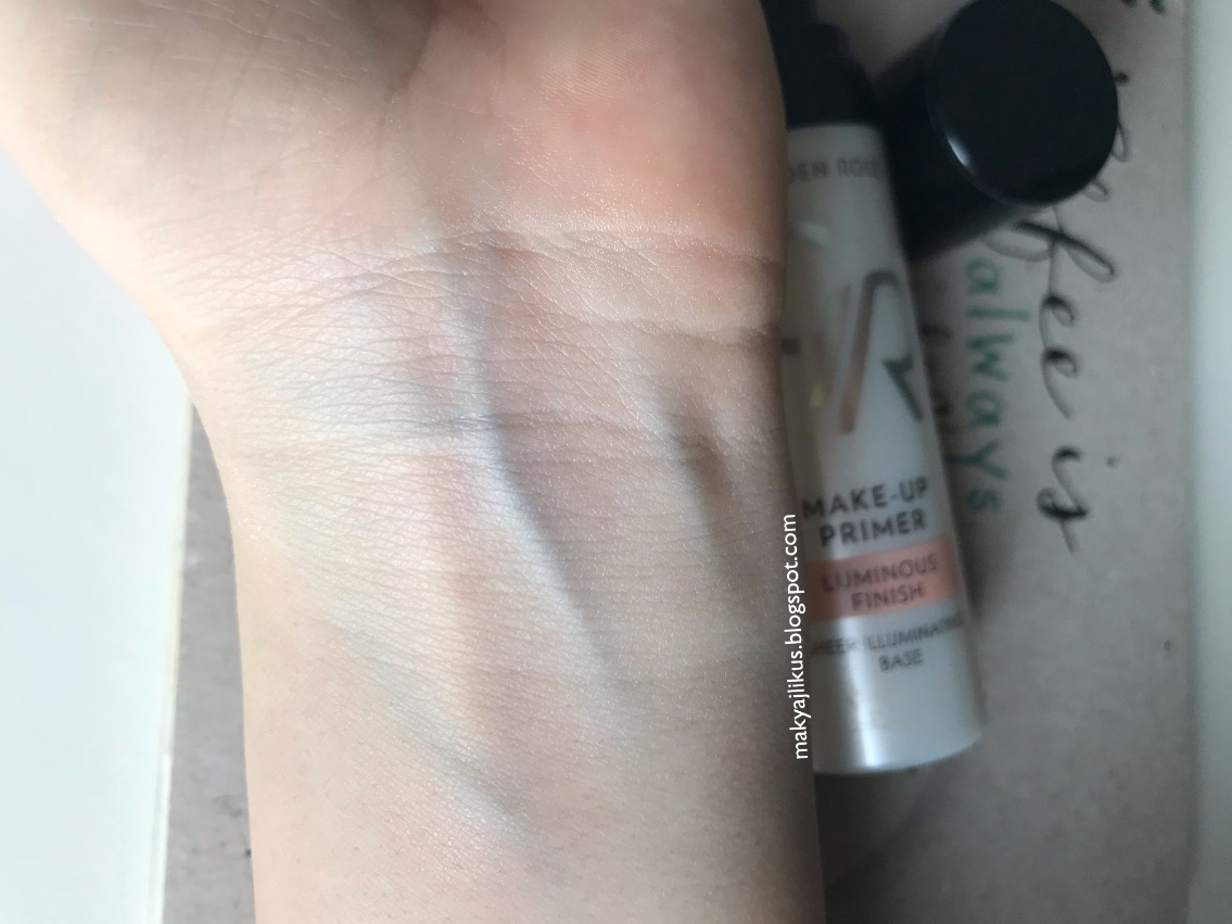 Golden Rose Make-up Primer Luminous Finish - MakyajlıKuş Blog