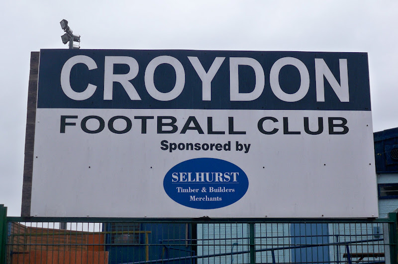 Football Grounds visited by Richard Bysouth: Croydon FC