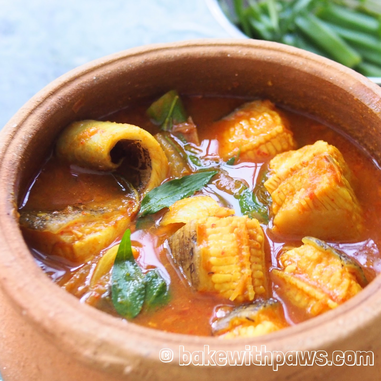 Asam Pedas Stingray - BAKE WITH PAWS
