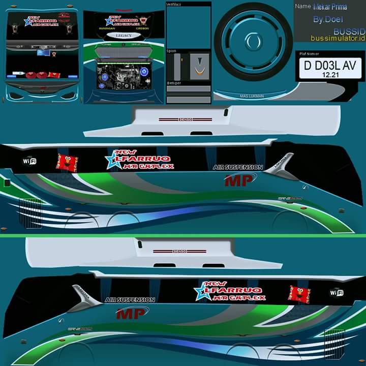 Berbagai Livery Bus Simulator Indonesia Part 5 | Download Livery BUSSID Mod