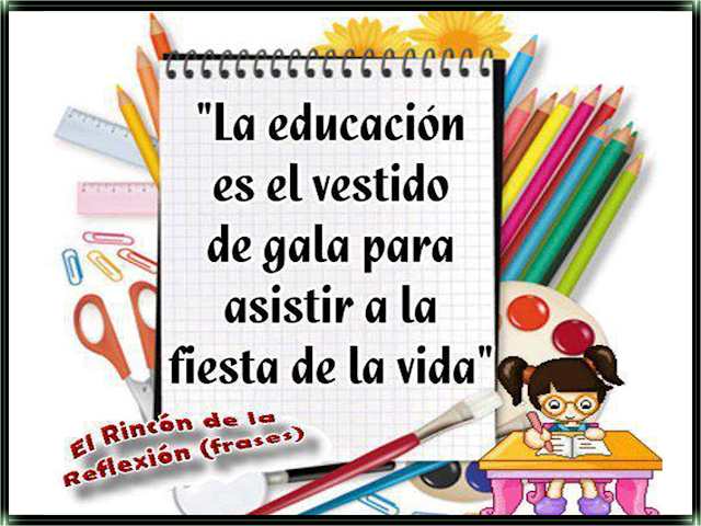 Bienvenido maestro a la zona de aprendizaje.: FRASES Y REFLEXIONES PARA ...