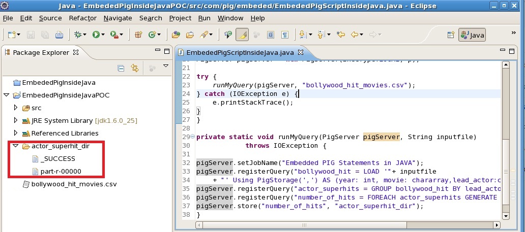 TECHNICAL BLOGS - BIG DATA, HADOOP, JAVA: Embedding Pig Script In Java Application