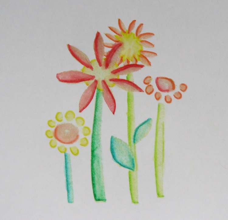 Ink Stains: One Line Watercolor Technique