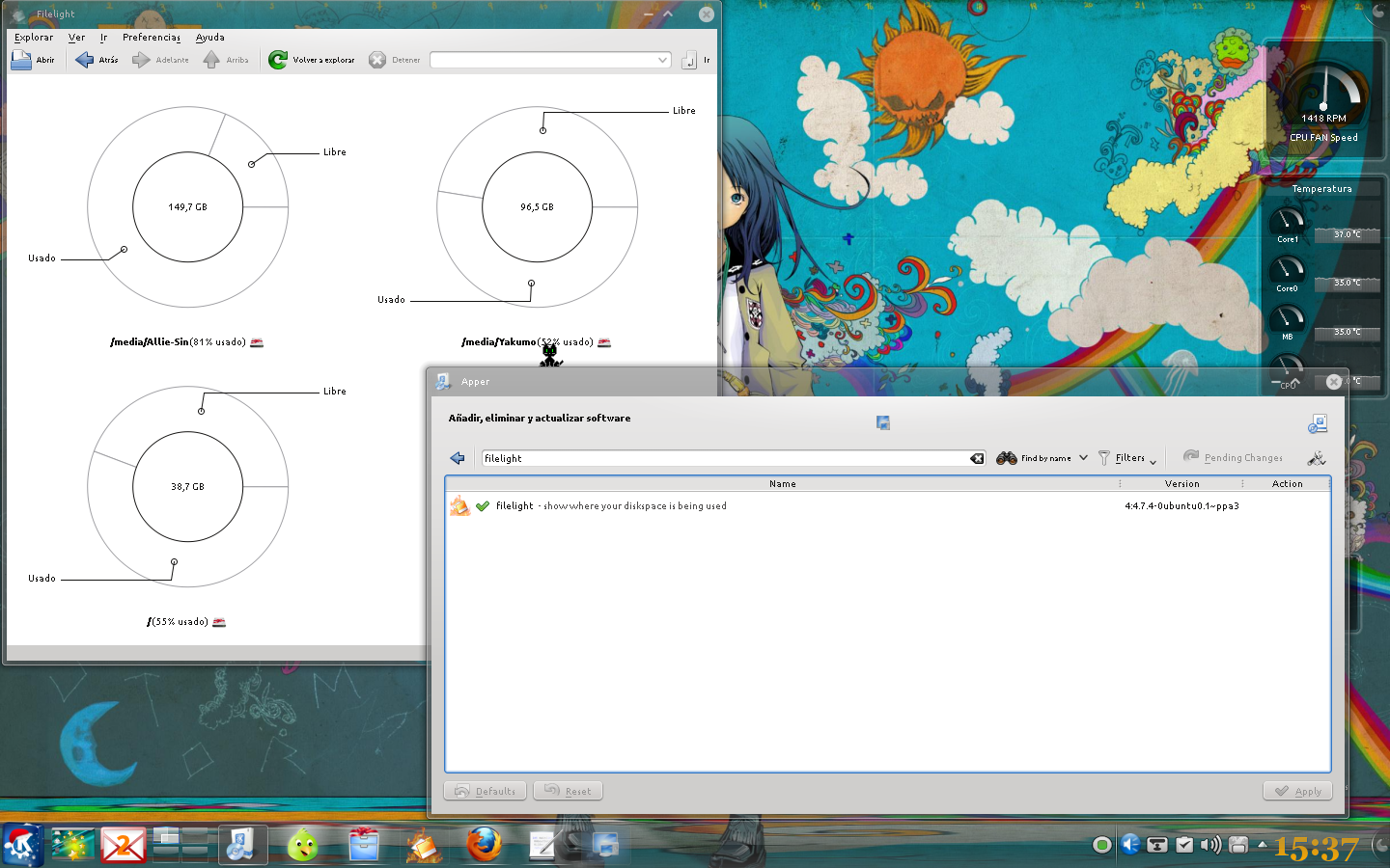 Filelight - KDE Filemanager 🐧
