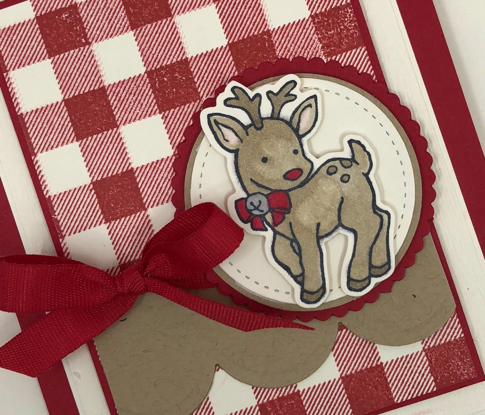 How to get a straight image with the Buffalo Check stamp set - Stampin ...