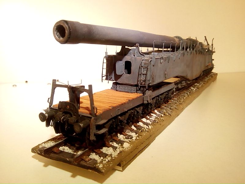 PAPERMODELS: Krupp K5 Railway Gun 'Leopold' 290mm