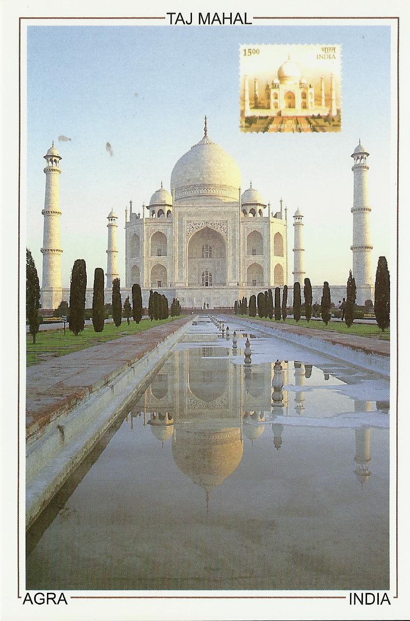 Heritage of India: Set of 9 Taj Mahal Greeting Cards issued by Agra ...