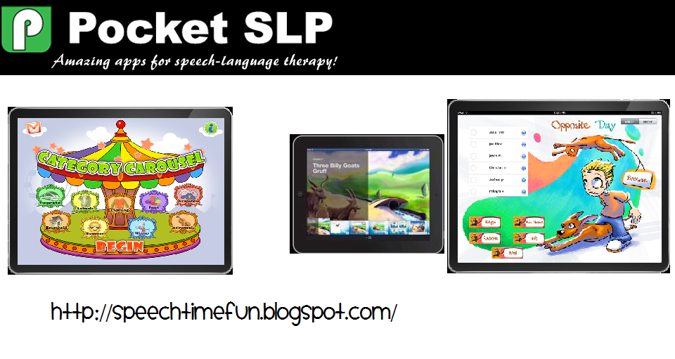 Learn more about Pocket SLP apps! - Speech Time Fun: Speech and ...