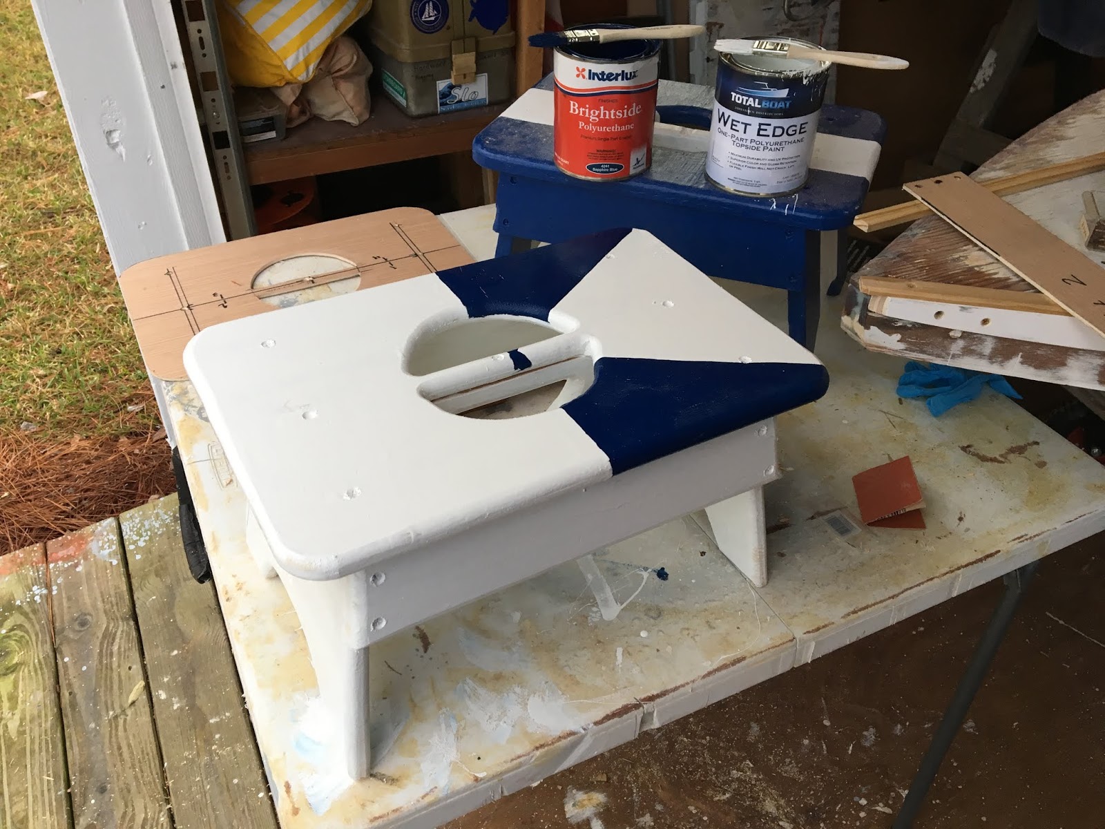 Small Boat Restoration: Gardner Boat Shop Step Stool