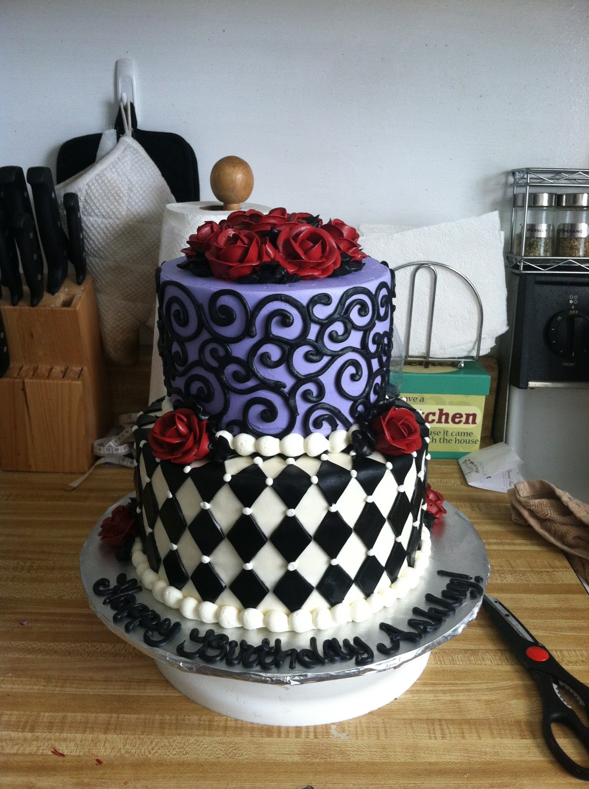 My Sweet Diversion: Harlequin Birthday Cake