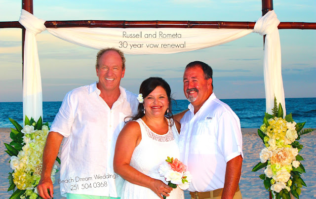 Beach Dream Weddings, LLC - 251.504.0368: 30 Year Vow Renewal of ...