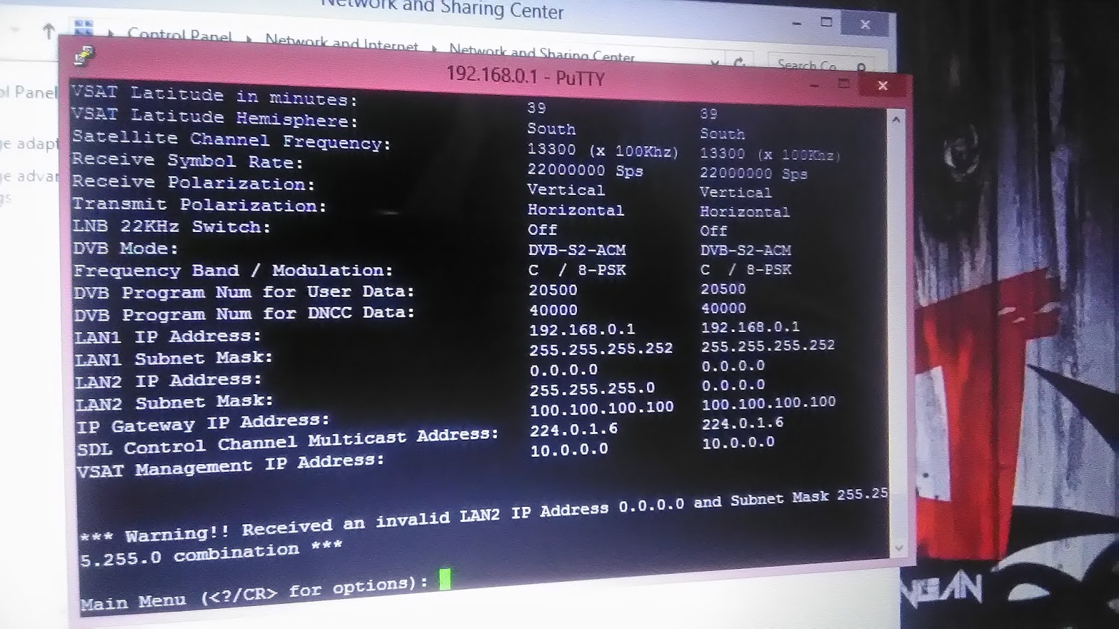 Cara setting modem Hx 50 Via Putty