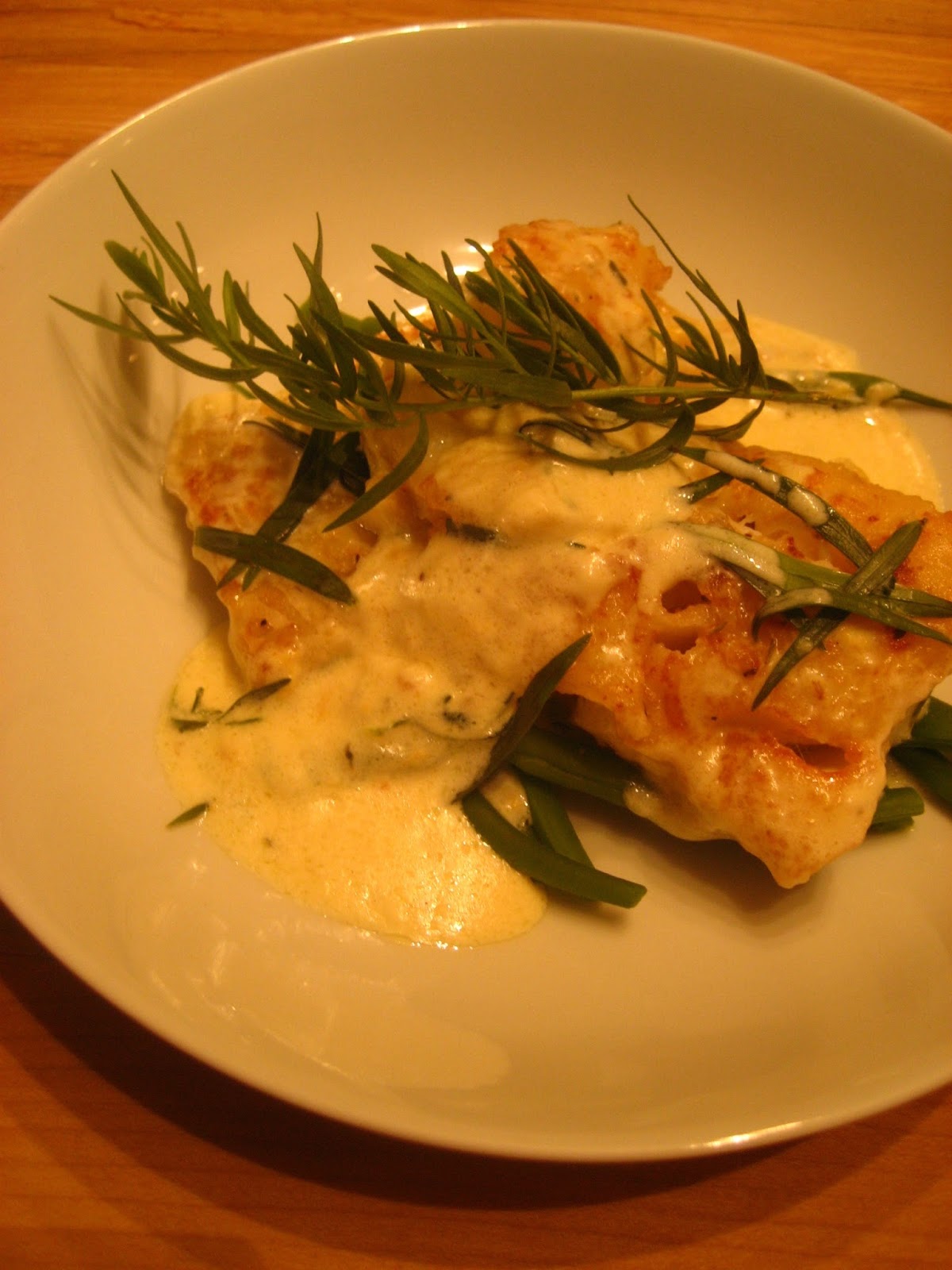Marie est dans son assiette!: Filet de morue à la crème, moutarde et ...