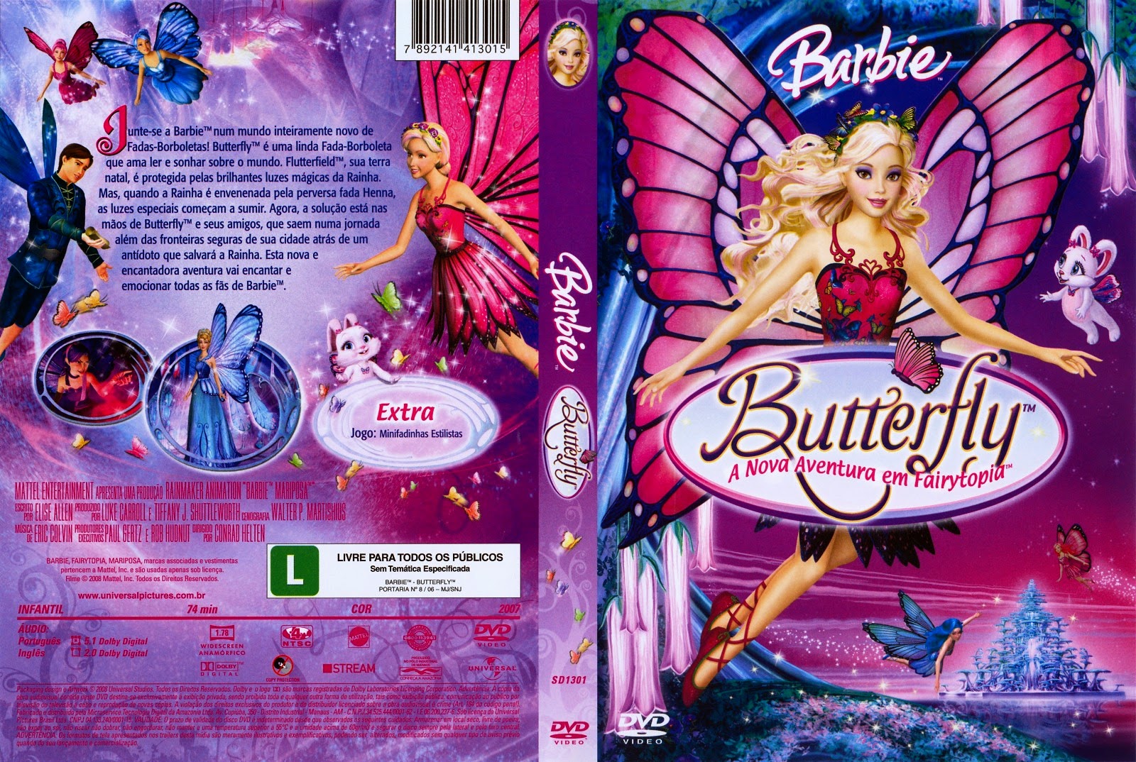 As capas do dvds dos Filmes da Barbie | Glamour Com Glitter