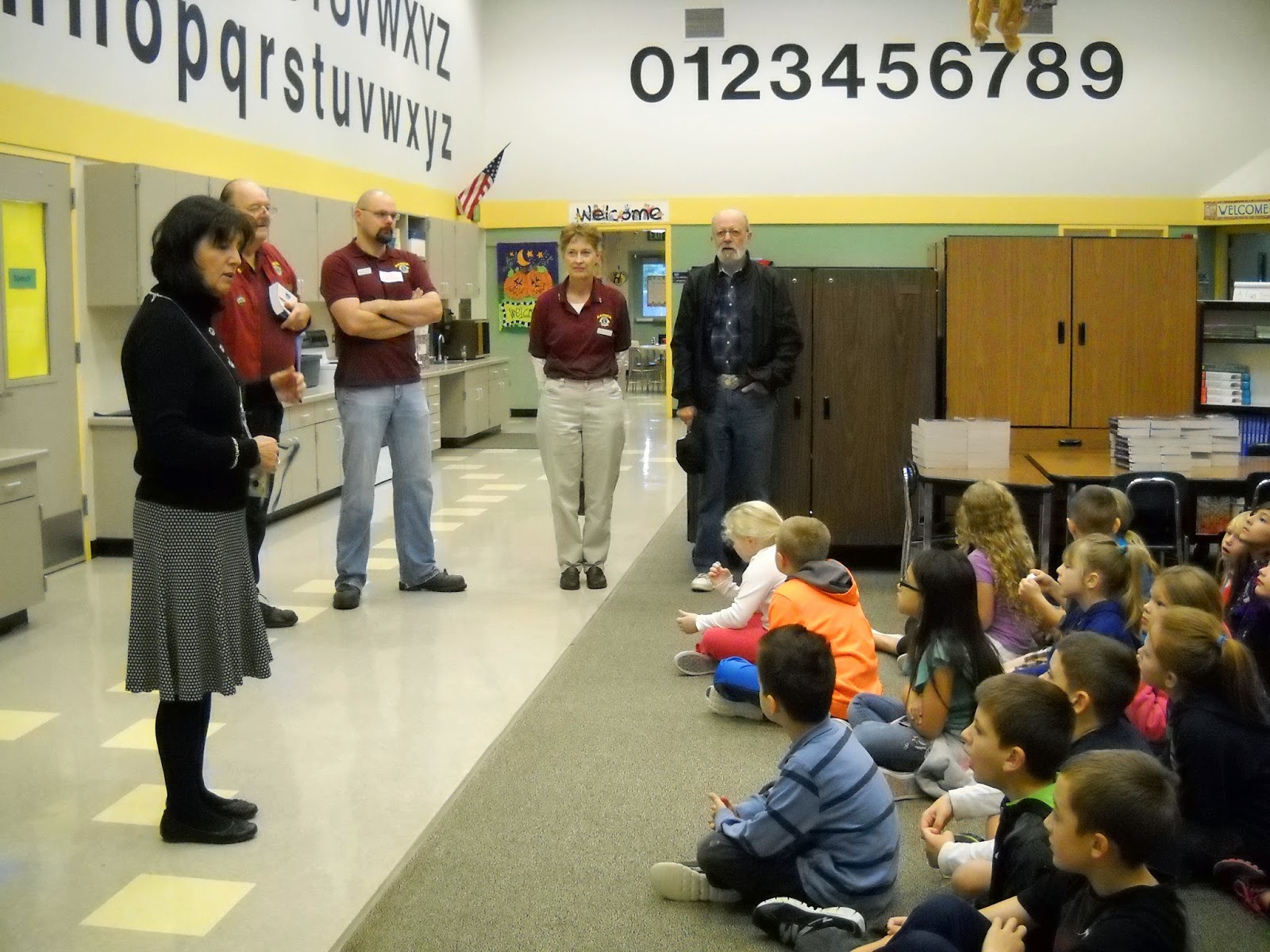 Rainier Lions Club: Third Graders Receive Dictionaries from Rainier Lions