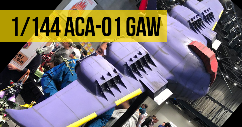 A Fully Scratch-built 1/144 Gaw Stuns Audiences at the HME2018