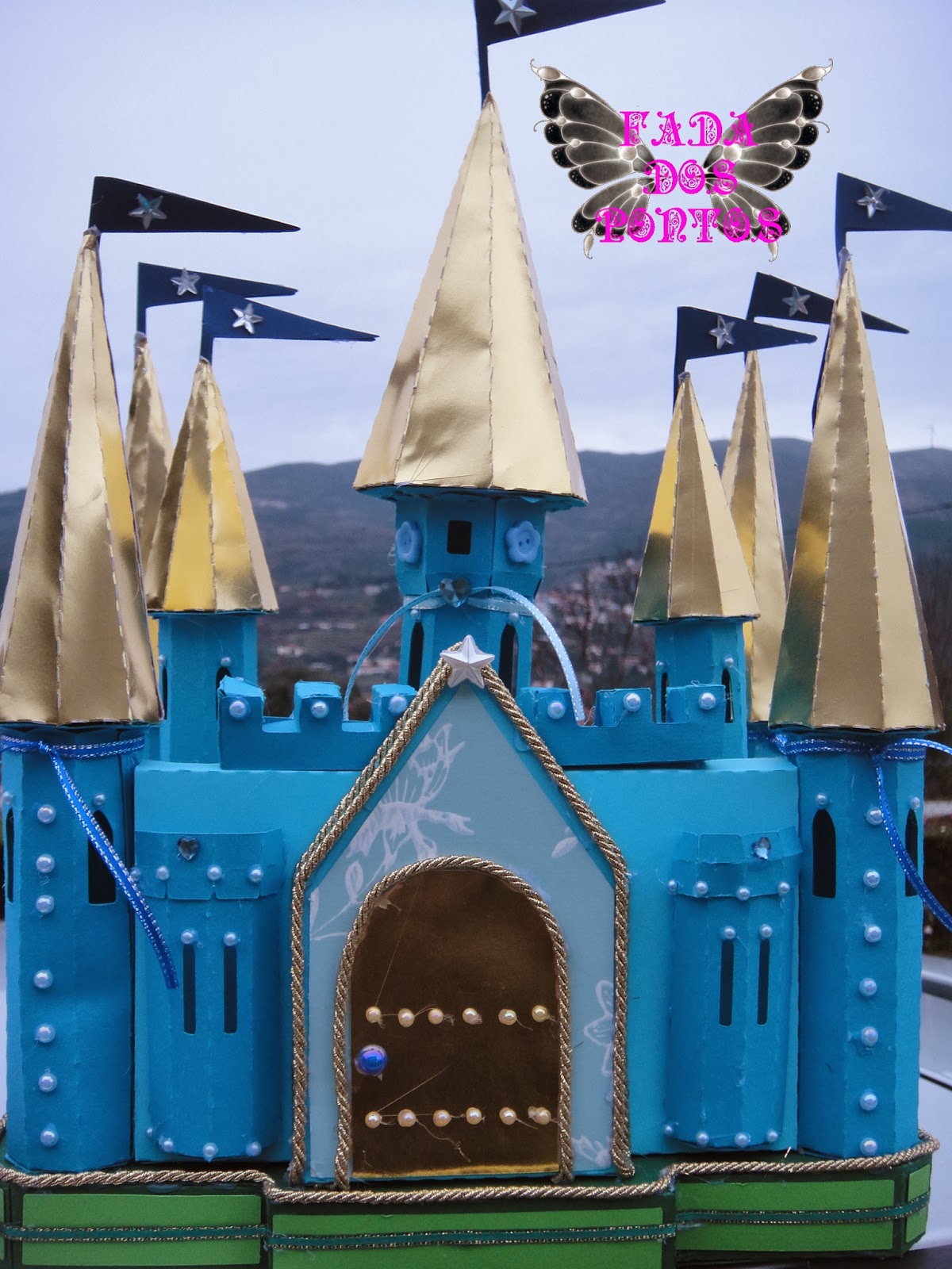 A Magia do Quilling e Papel: Castelo 3D em Papel (para decoração ...