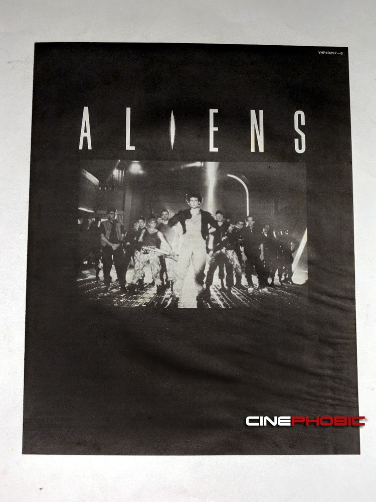 CINEPHOBIC: Aliens VHD video disc