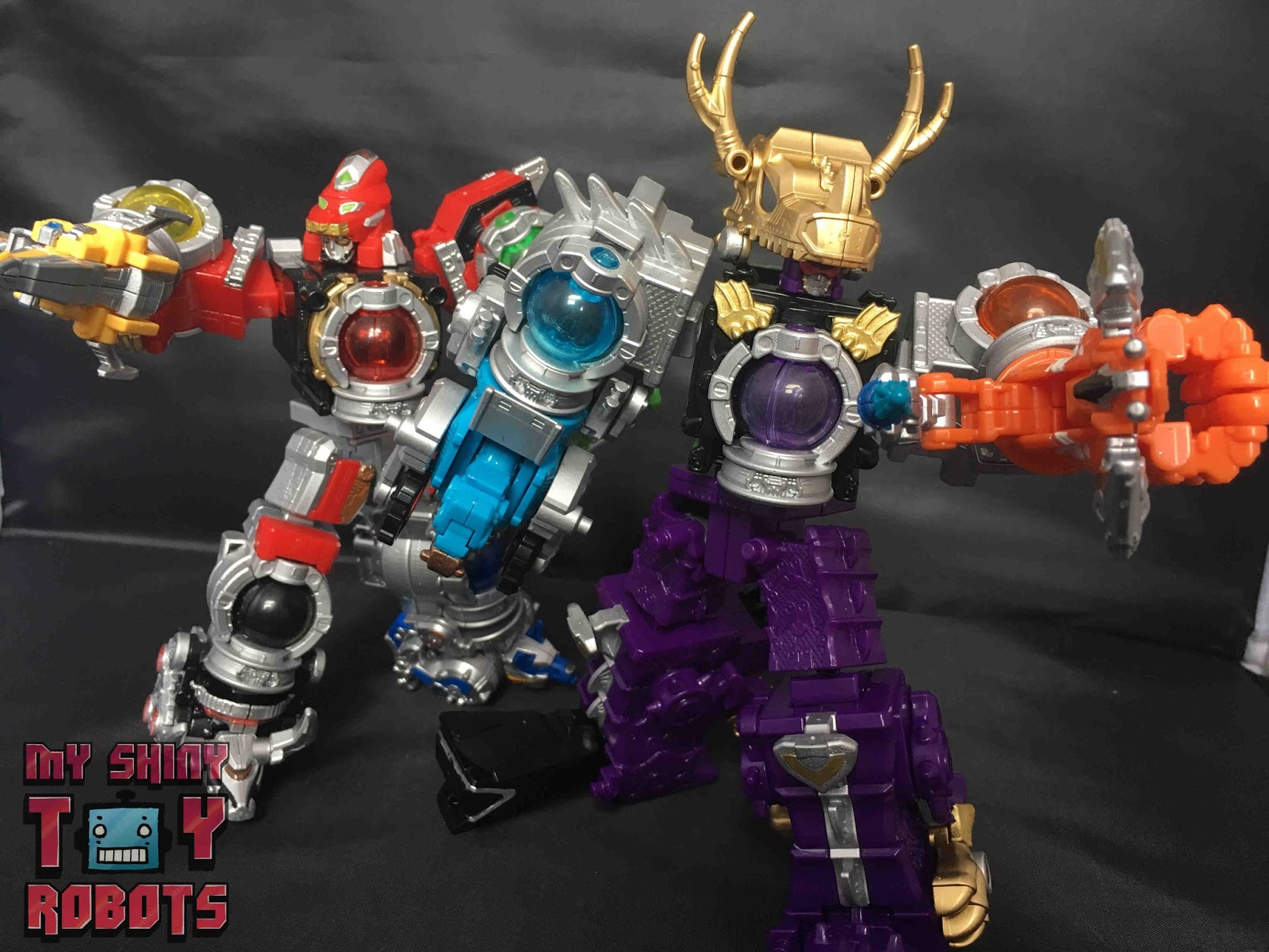My Shiny Toy Robots: Toybox REVIEW: Uchu Sentai Kyuranger Minipla RyuTeiOh