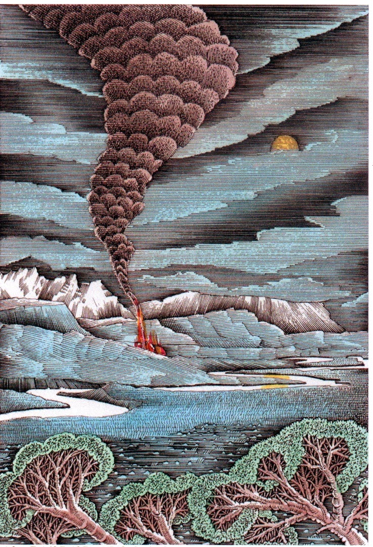 John Vernon Lord: The burning of Blund-Kettil's house ( 'The Hen-Thorir ...