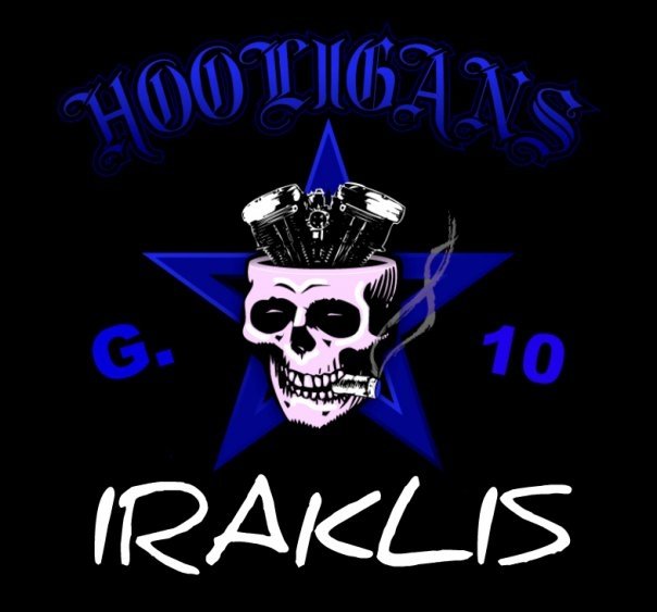 Iraklis Ultras logos: Iraklis Gate 10 Hooligans