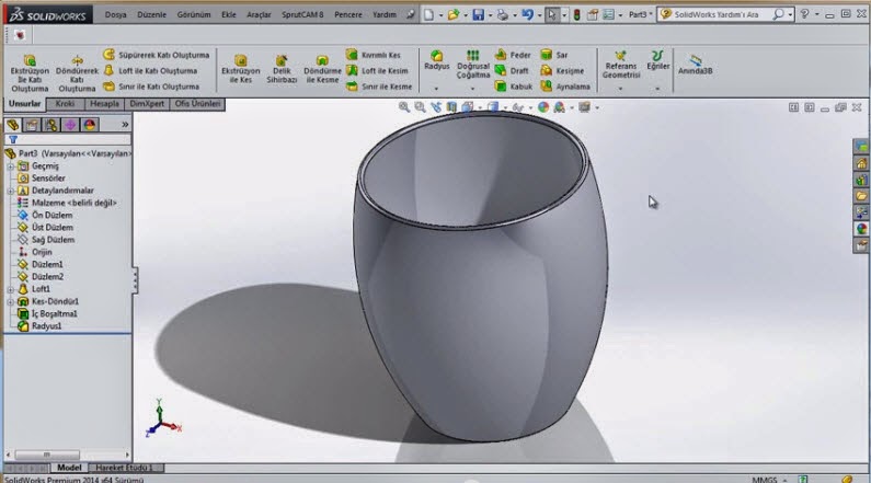 Plastic Cups with SolidWorks 2014 how to draw? - SolidWorks Share