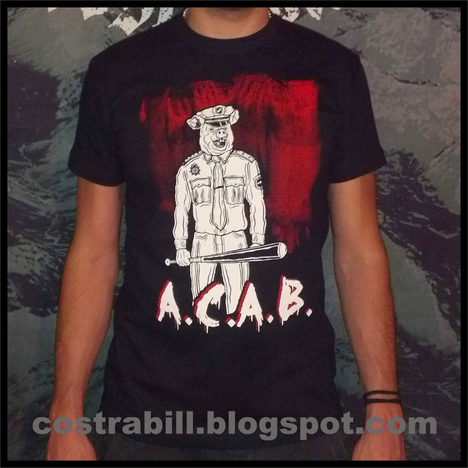 costrabill cloth merch shit: Camiseta A.C.A.B.