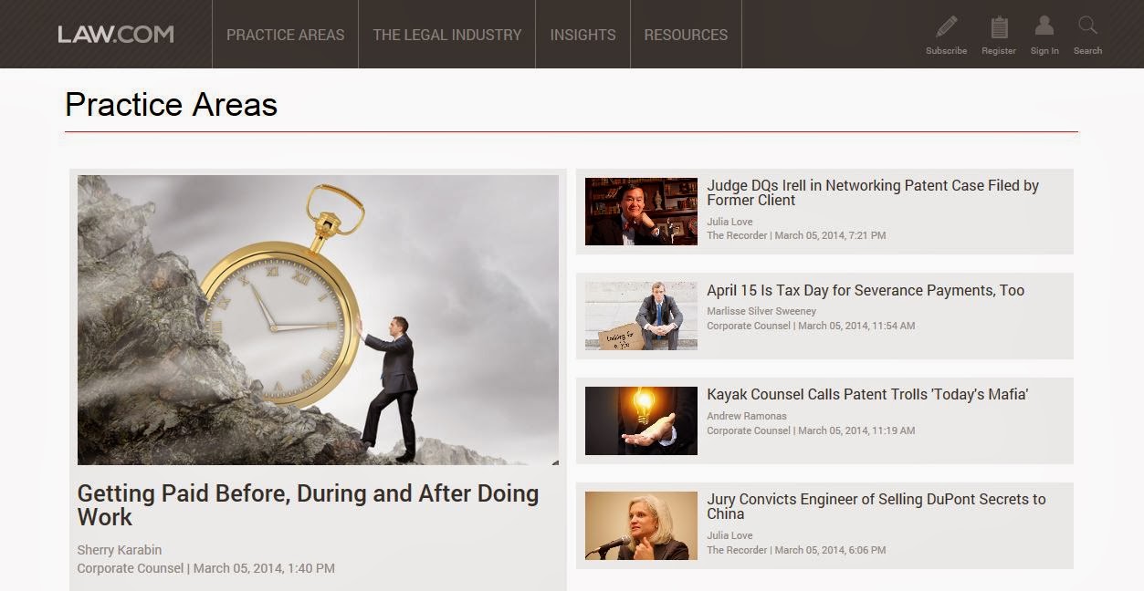 ALM Law.com Goes Glossy...New look, new content, new subscription model ...