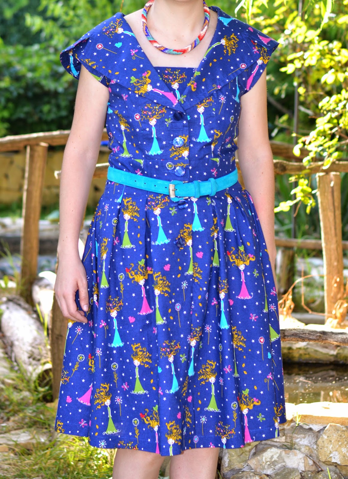 I believe I can sew...: Miss Fancy Hair Dress - Butterick 5747