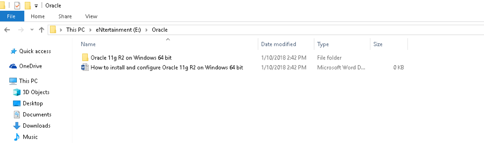 How to install and configure Oracle 11g R2 database on Windows 64-bit Server