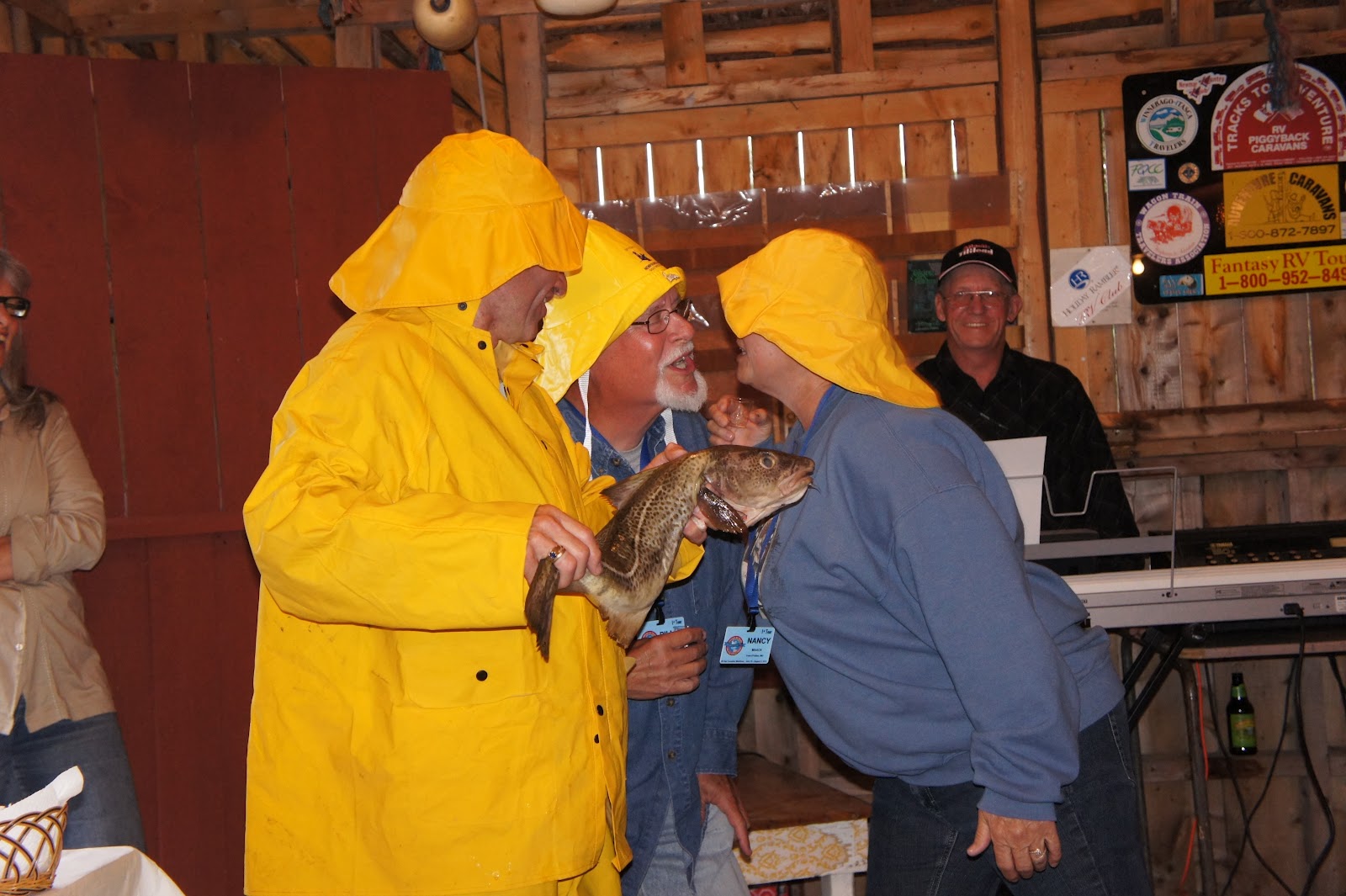 Bill and Nancy wandering: Screeched In!