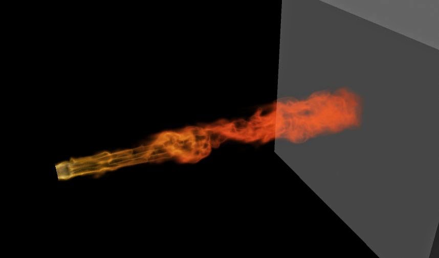 Make FlameThrower in maya using fluid - modelling, texturing, rendering ...