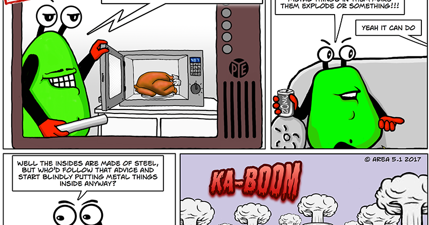 The Sketch-Hikers Guide To The Galaxy: Exploding The Truth - Microwave Joke