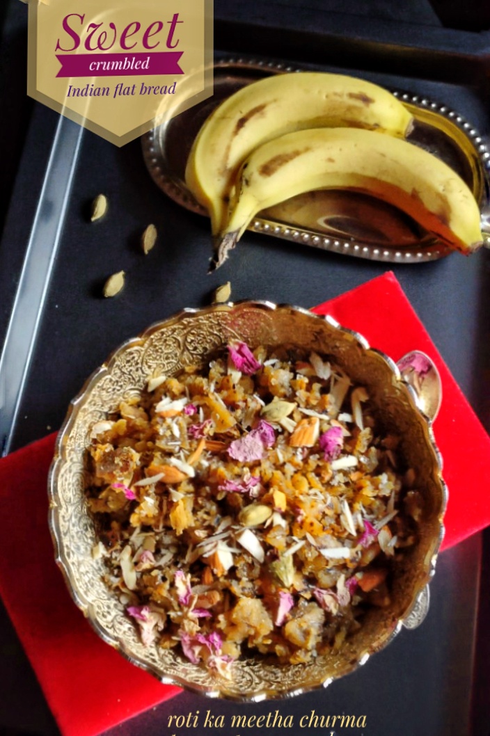 Veg Indian Cooking: Kutti - Punjabi Choori (Sweet Crumbled Indian Flat ...