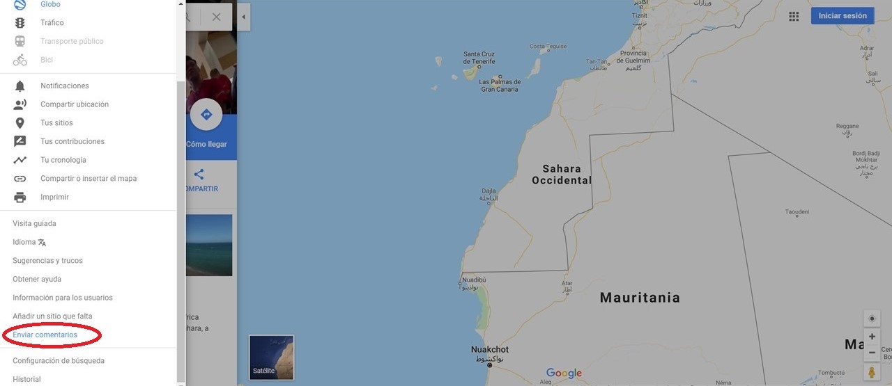 Poemario por un Sahara Libre: Acción para que Google Maps recupere el ...