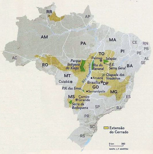 FÓRMULA GEO: Mapa do cerrado - NGB