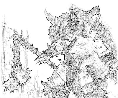 El Diablo Coloring Pages