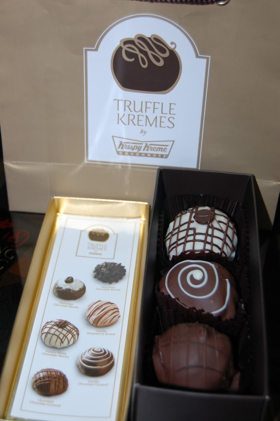 Pinoy Chocophile: Truffle Kremes of Krispy Kreme