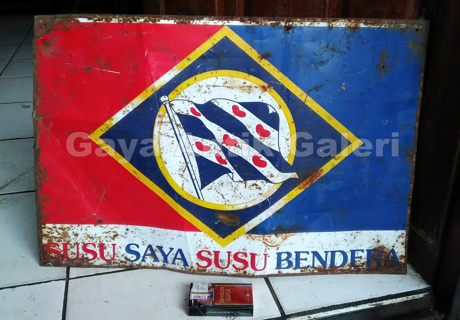 Gaya Antik Galeri : Reklame Iklan Jadul 'Susu Bendera`(SOLD OUT/TERJUAL)