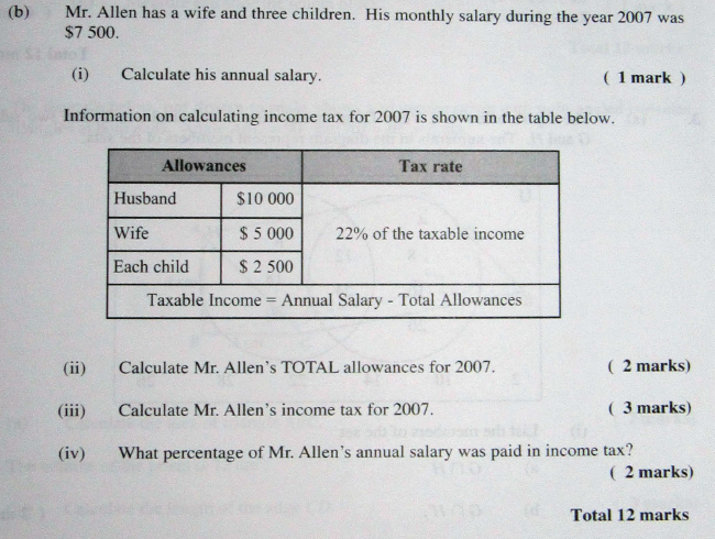 CSEC CXC Materials: CSEC Mathematics Past Paper (May 2008)