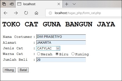 Tugas: Membuat Kwitansi Pembayaran Disertai Diskon dengan PHP dan HTML ...