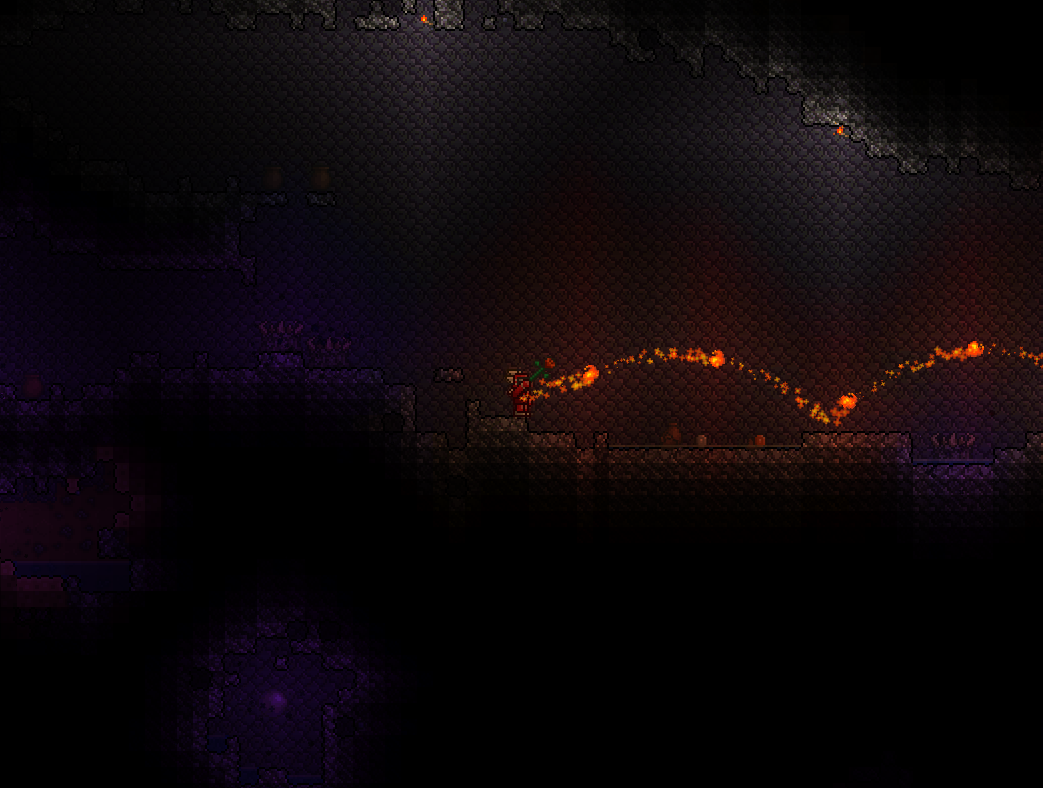 3 imagens mostrando nova iluminação ~ Terraria Brasil