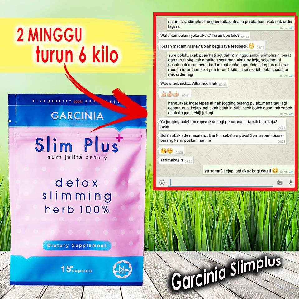 Sn.beauty: Garcinia Slim Plus : 2 minggu turun 6 kilo